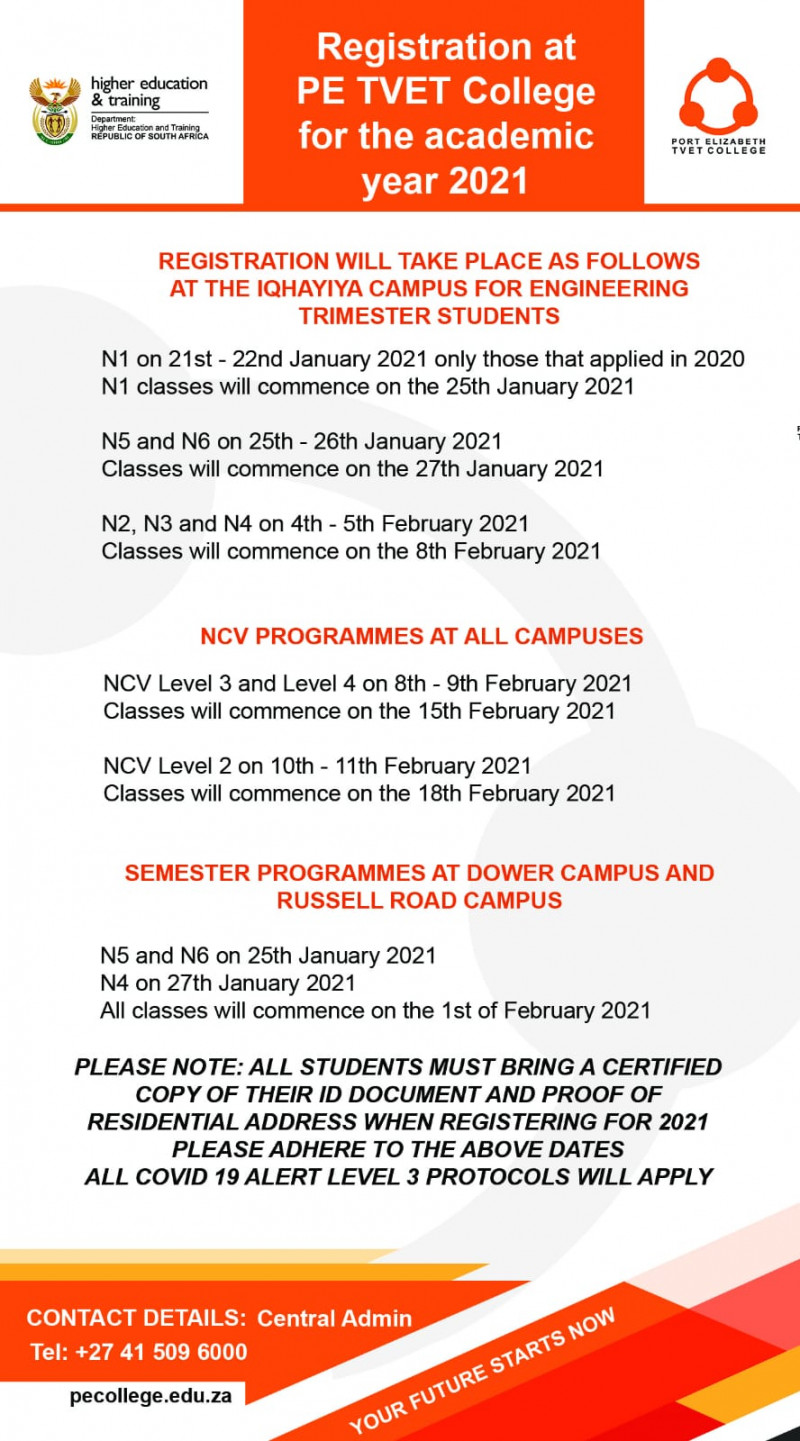 PE TVET College – Technical and Vocational Education and Training
