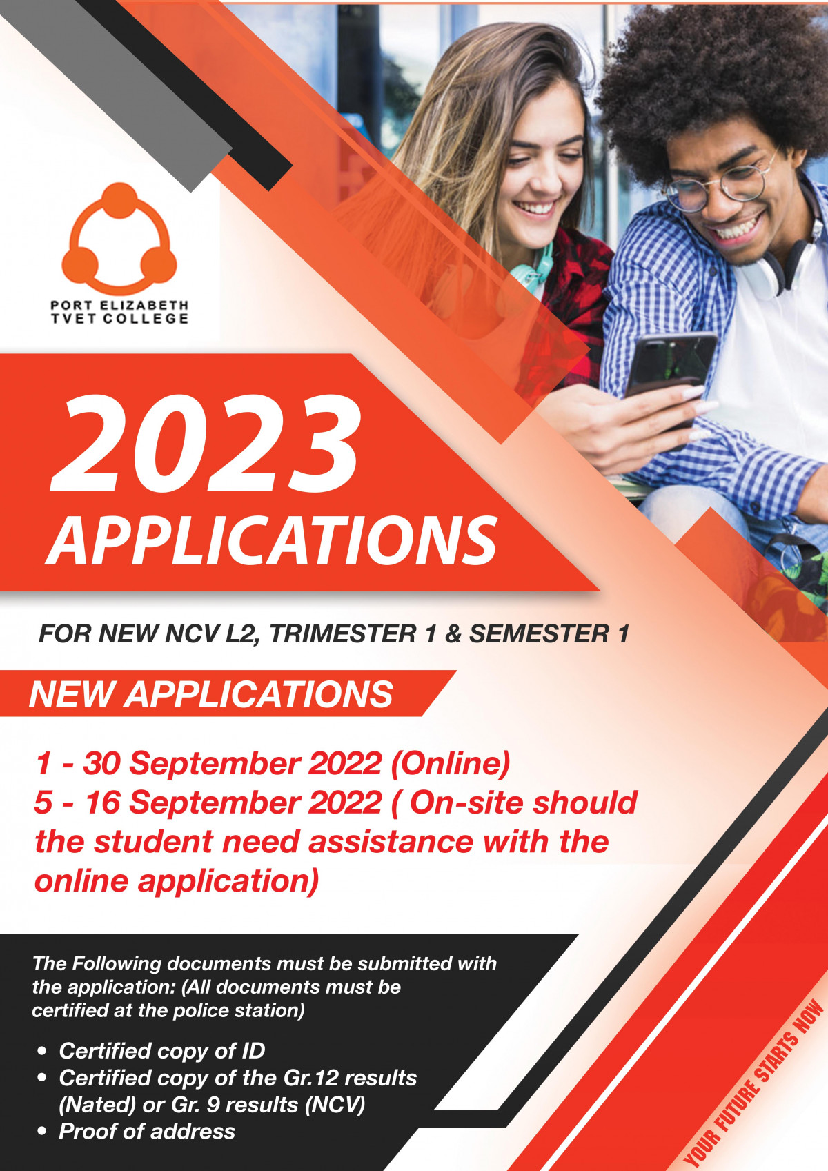 2023 Applications – PE TVET College