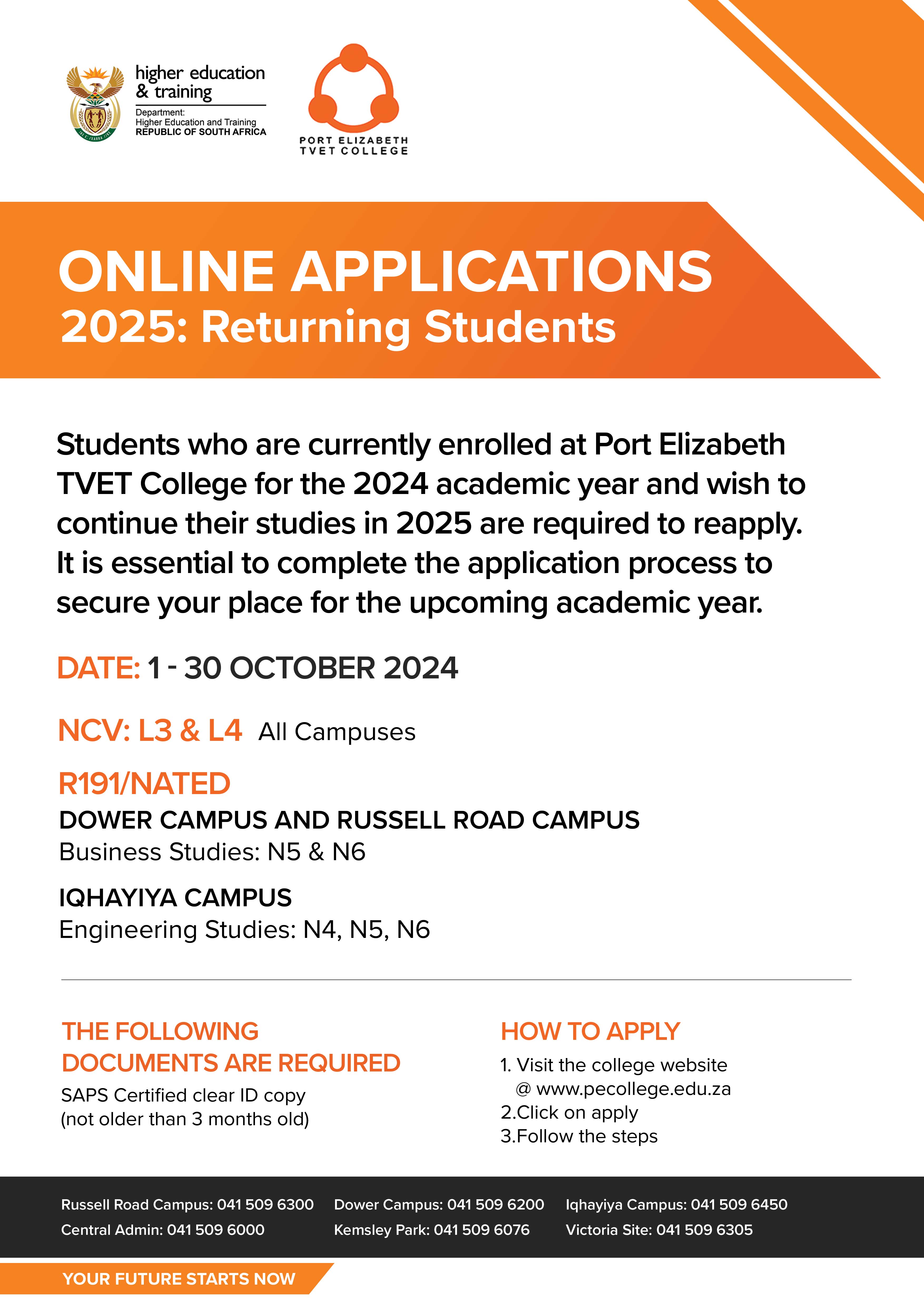 PE TVET College – Technical and Vocational Education and Training